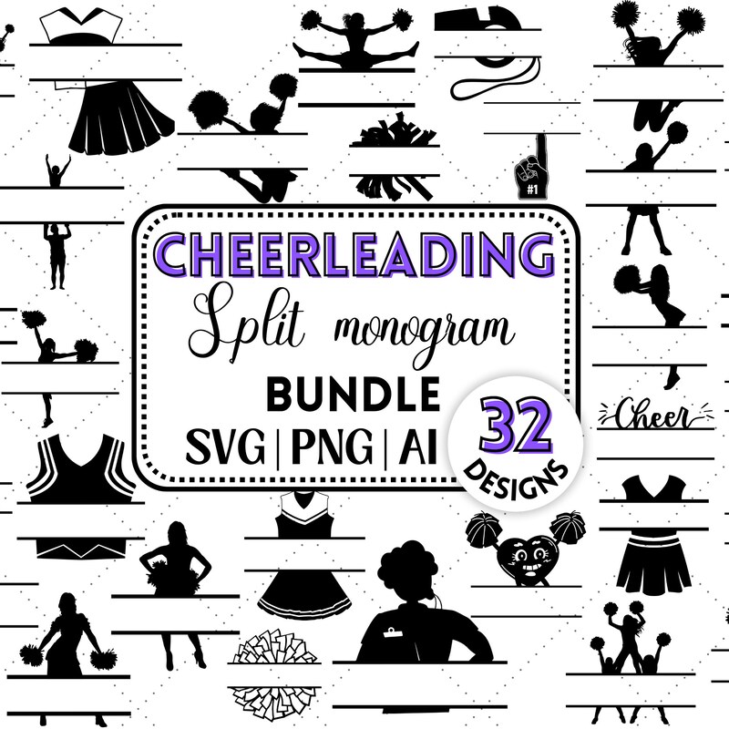 Cheerleader Svg - Etsy