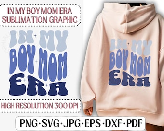 In My Boy Mom Era Png - Etsy