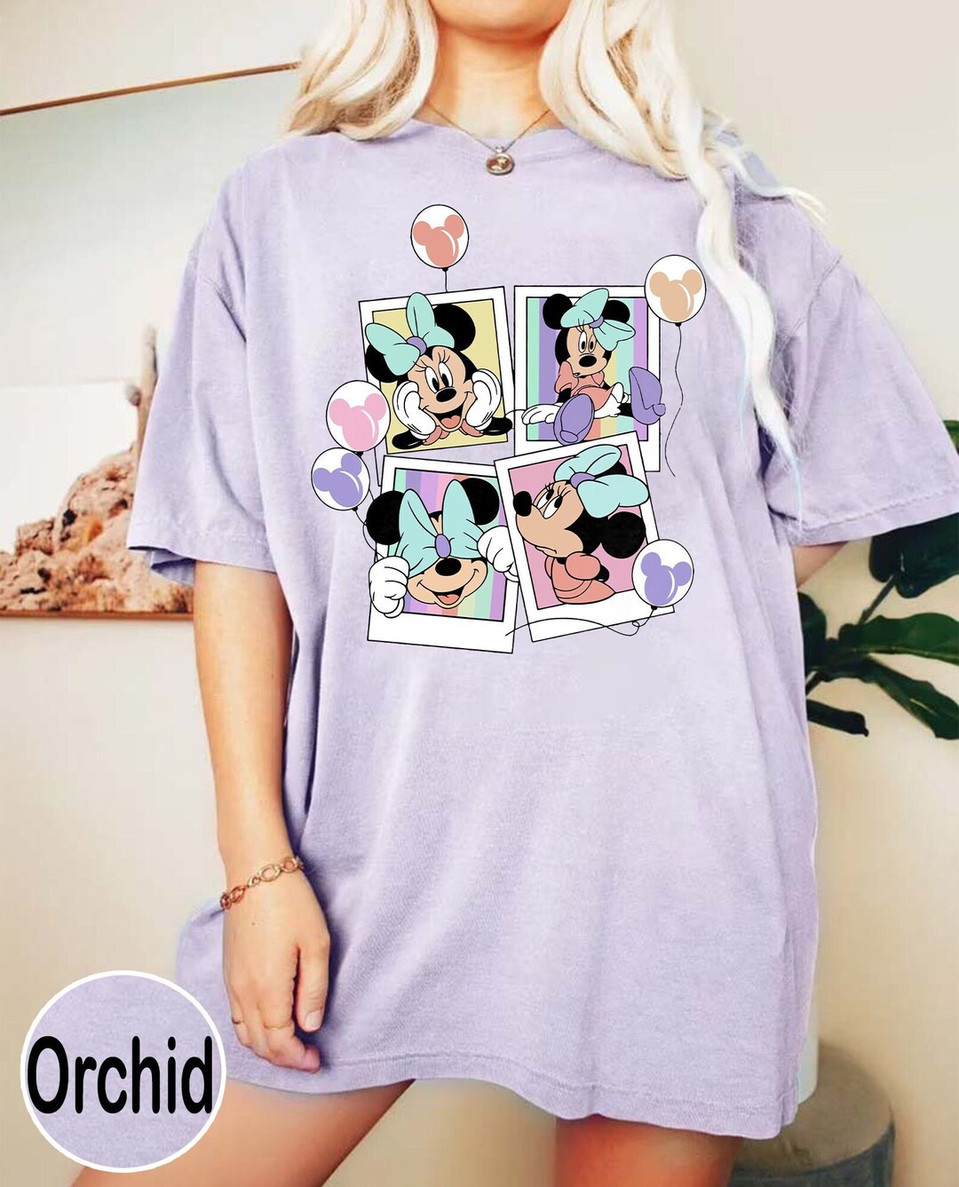 Retro Minnie Mouse Baloon Shirt, Mouse Trip Shirt, Disney Girl Trip ...
