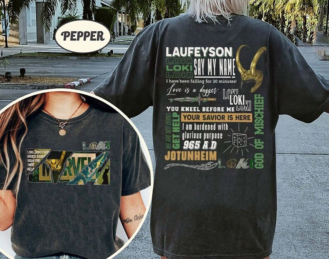 Vintage Loki Laufeyson Shirt, God of Mischief, Tom Hiddleston Shirt ...