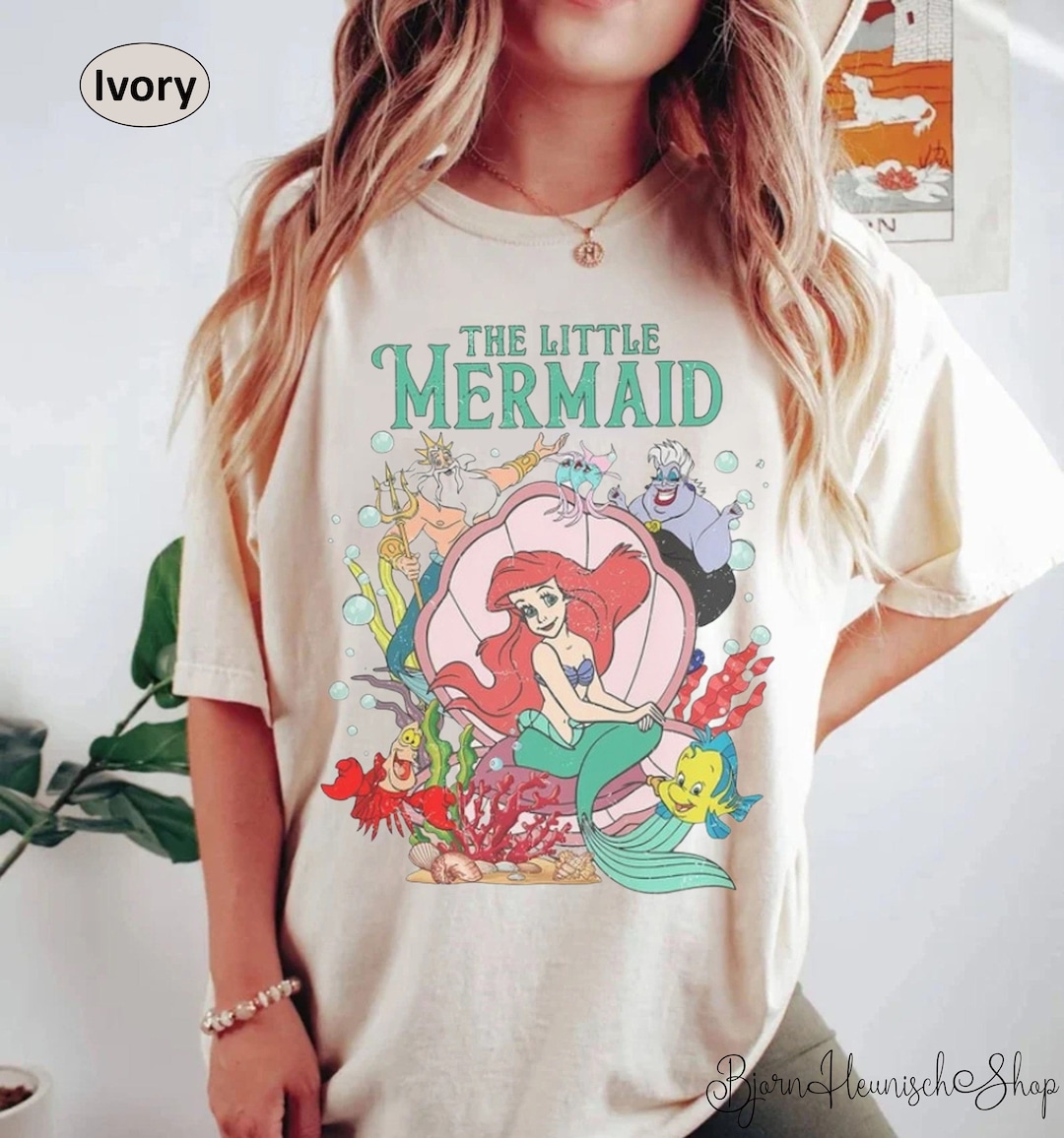 The Little Mermaid Shirt, Ariel Comfort Color Shirt, Little Mermaid Tee ...