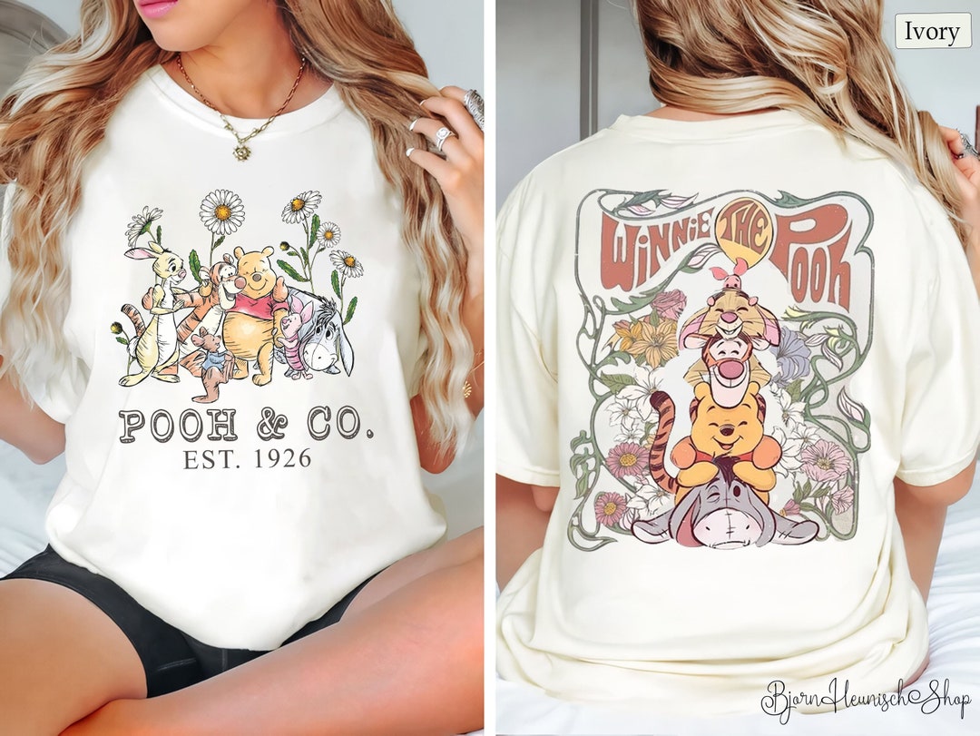 Vintage Winnie Pooh Shirt, Pooh Family Shirt, Pooh Friends Shirt, Pooh ...