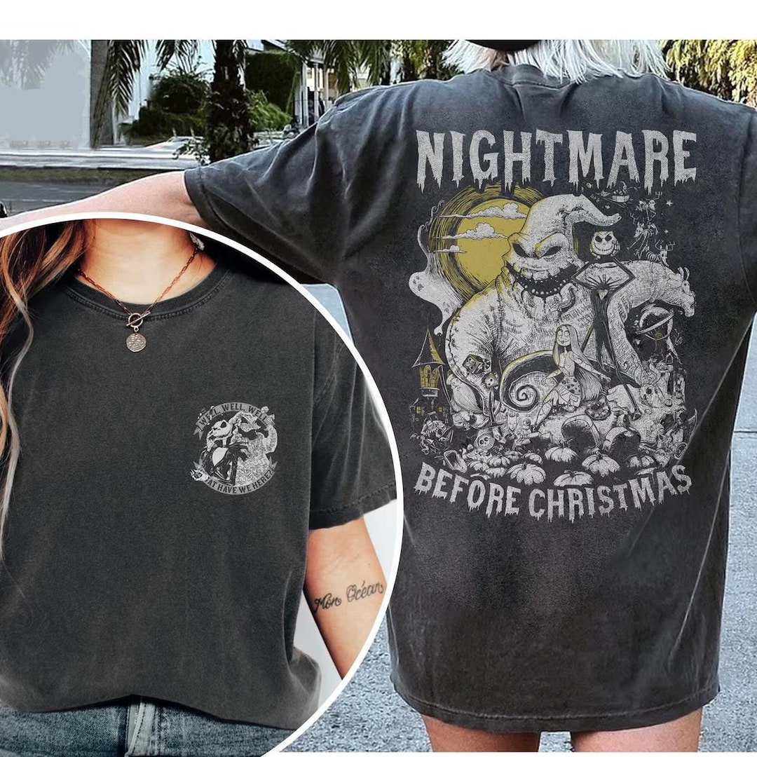 Vintage the Nightmare Before Christmas Shirt, Oogie Boogie Bash Party ...