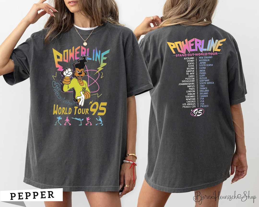 Retro Disney Powerline Shirt, Powerline Stand Out Tour Shirt, Powerline ...