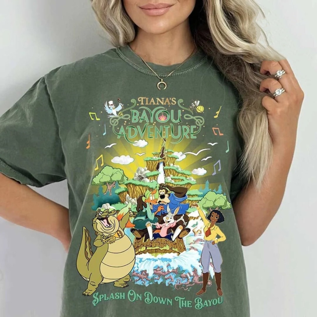 Splash Down the Bayou Shirt, Tiana's Bayou Adventure Shirt, Tiana ...