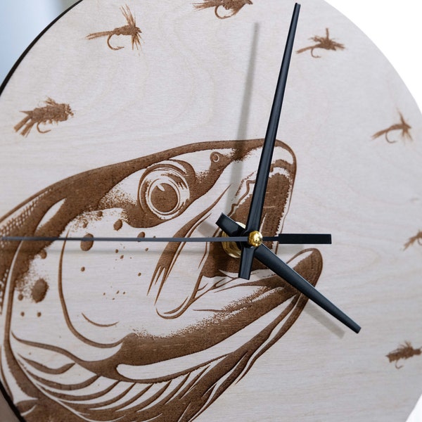 Fly Fishing Clock - Etsy