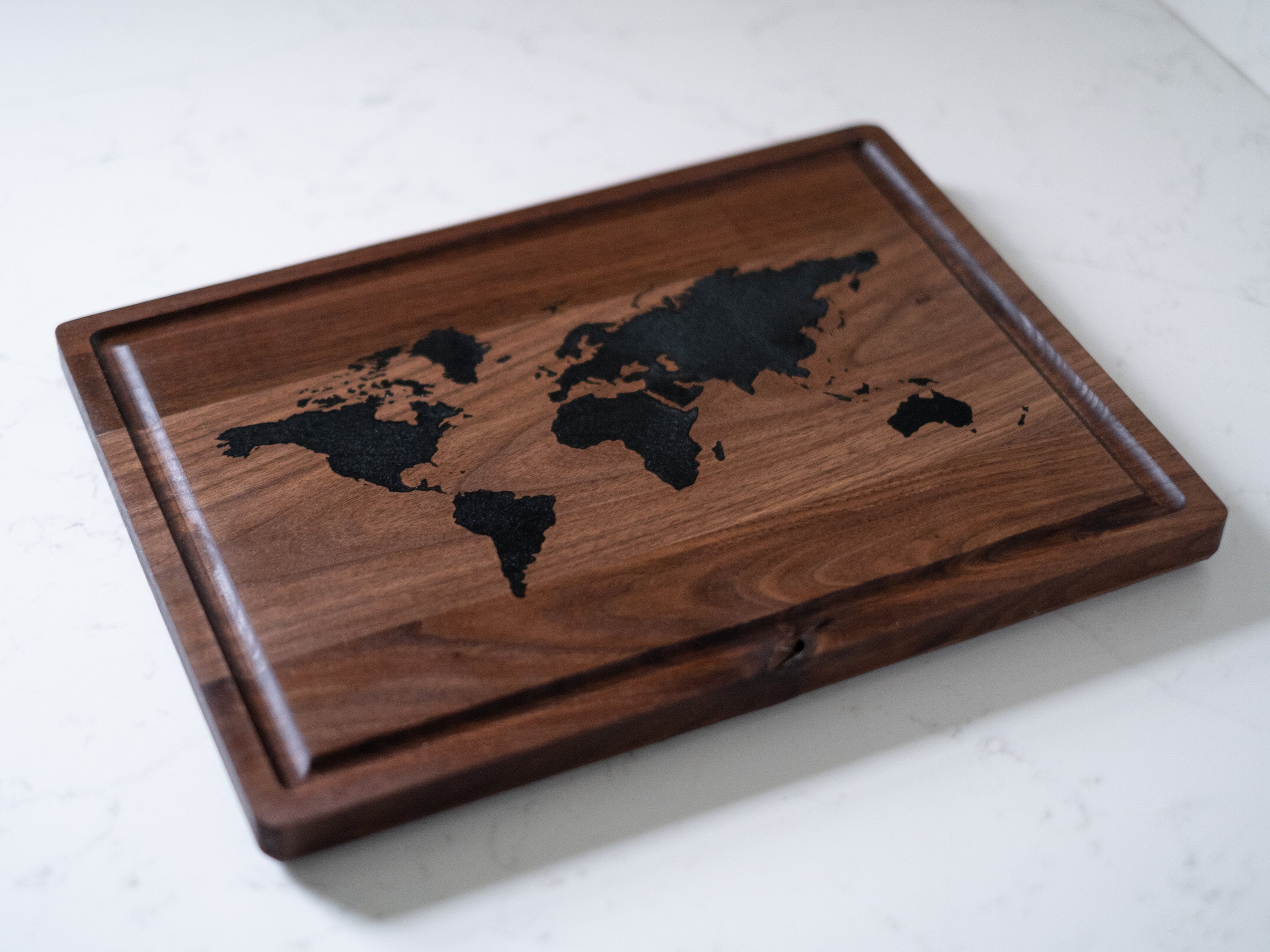 Wood Inlay Maps