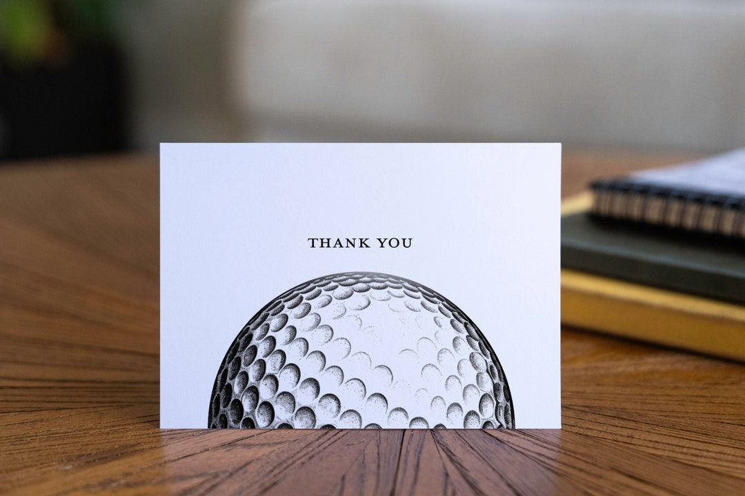Golf Thank You Cards - Stationary Set - 24 Cards With Envelopes - Gifts ...