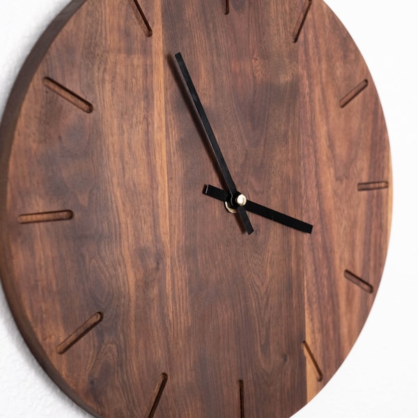 Modern Wood Clock - Etsy