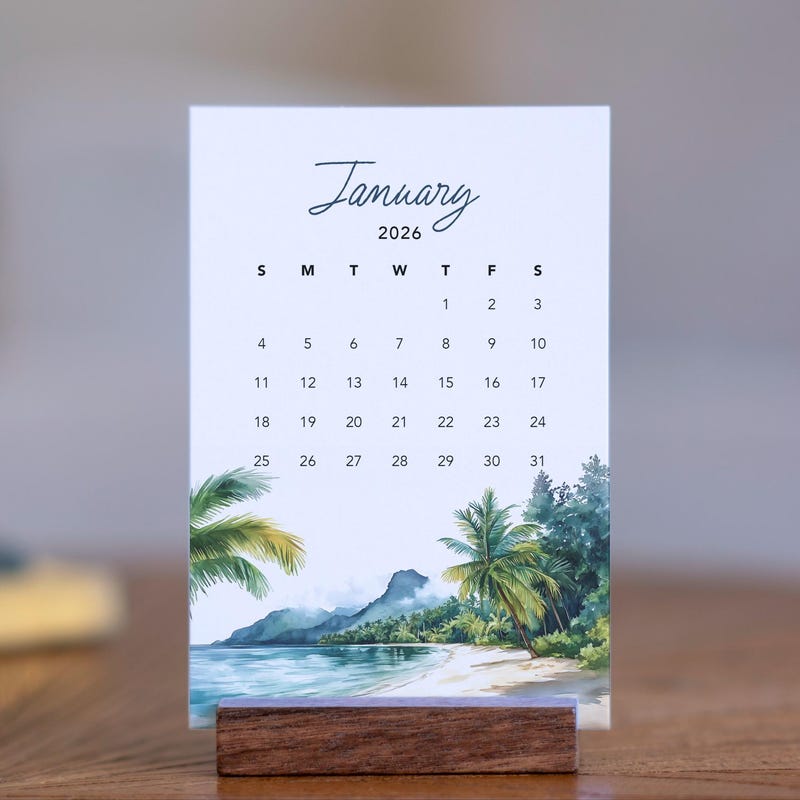 Surfing Ocean Calendar - Etsy