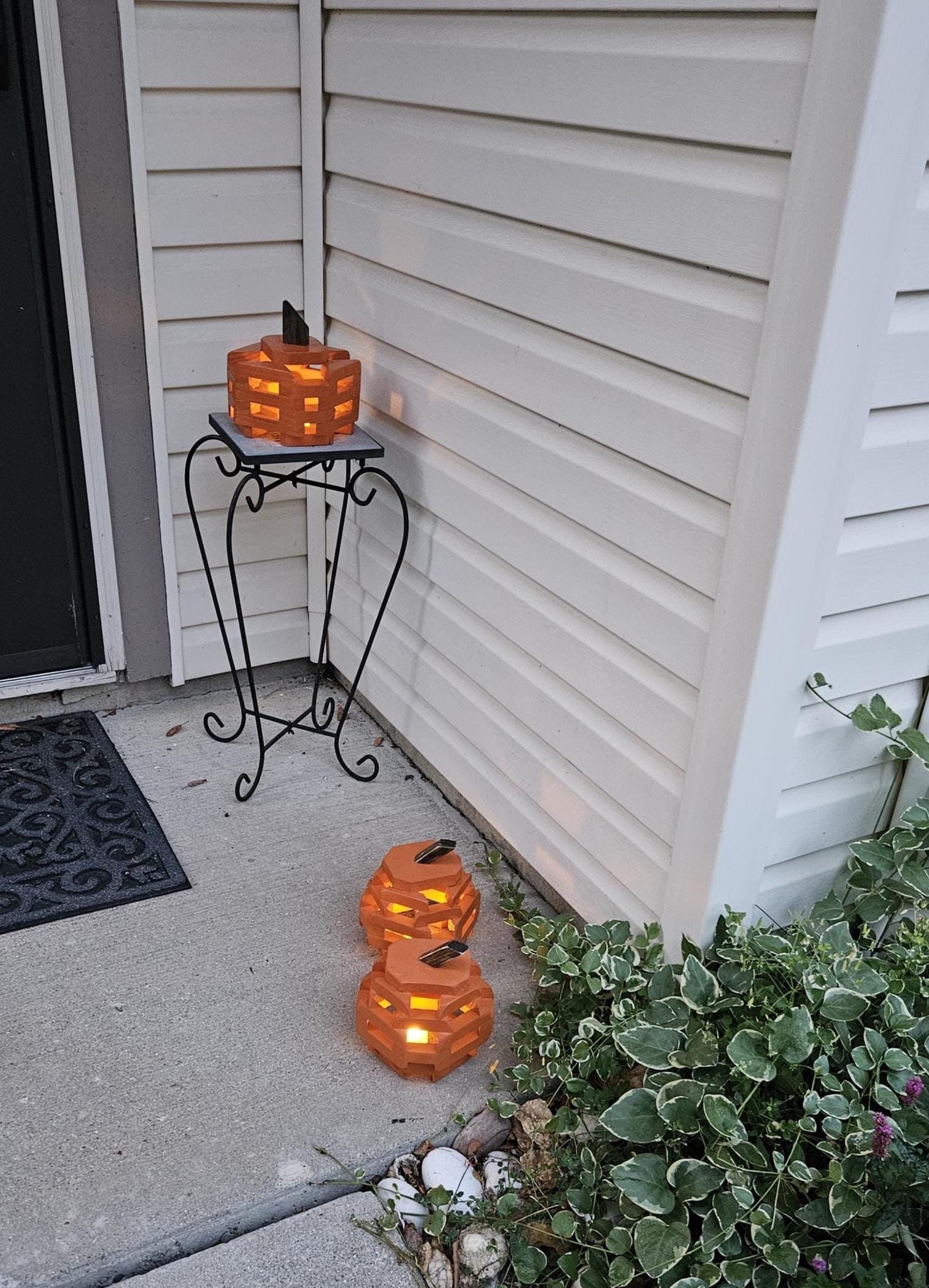 Handmade Rustic Wood Pumpkin Lantern: Fall Halloween Decor - Etsy