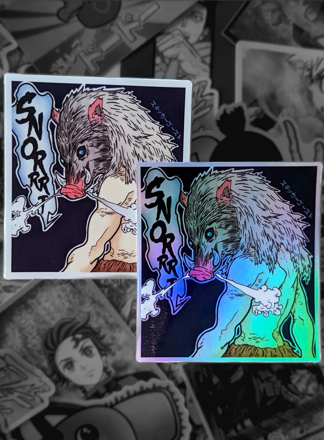 Snort Sticker (matte and Holo) - Etsy