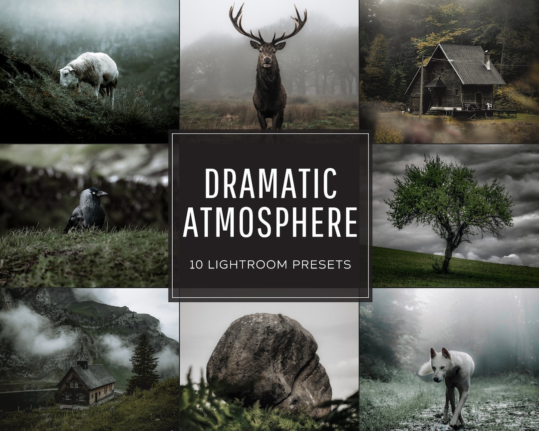Dramatic Atmosphere Lightroom Preset Pack (desktop + Mobile) - Etsy