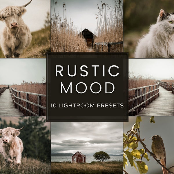 Rustic Photo Preset - Etsy