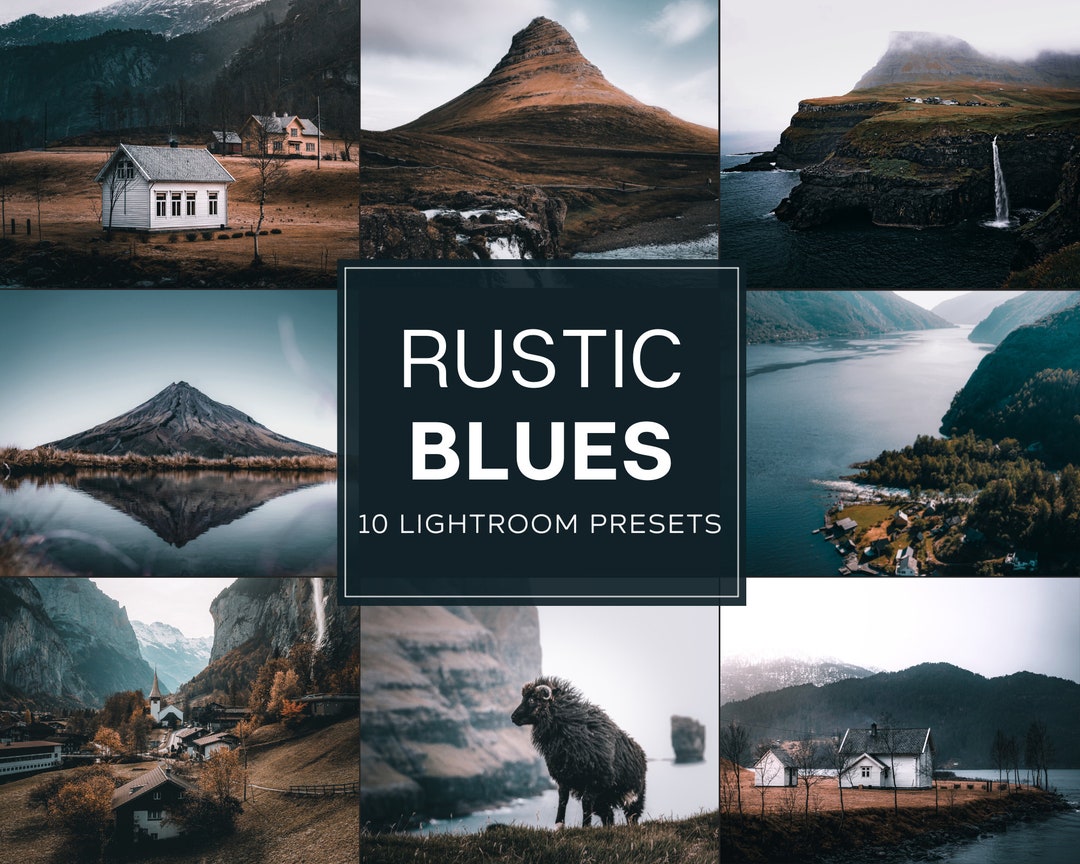 Rustic Blues Lightroom Preset Pack (desktop + Mobile) - Etsy