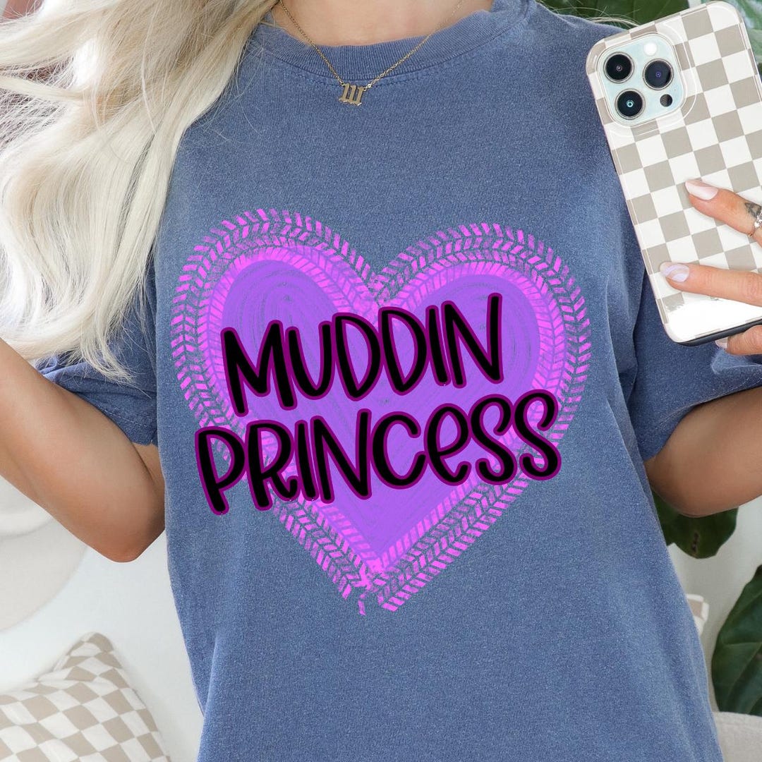 Mud Riding ATV Sublimation Png, Muddin Princess, Atv Ridin Design ...