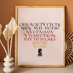 Once I Make My Move You're Free to Check the King Sublimation, Harry ...