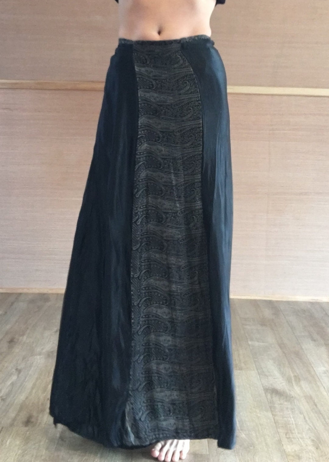 Silk Japanese Samurai Skirt Made From Vintage Indian Sari - Etsy