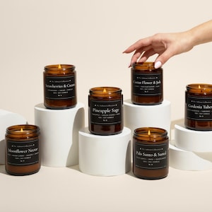 Soy Candle & Room Spray Gift Set, Housewarming Candle Gift, Candle Gift ...