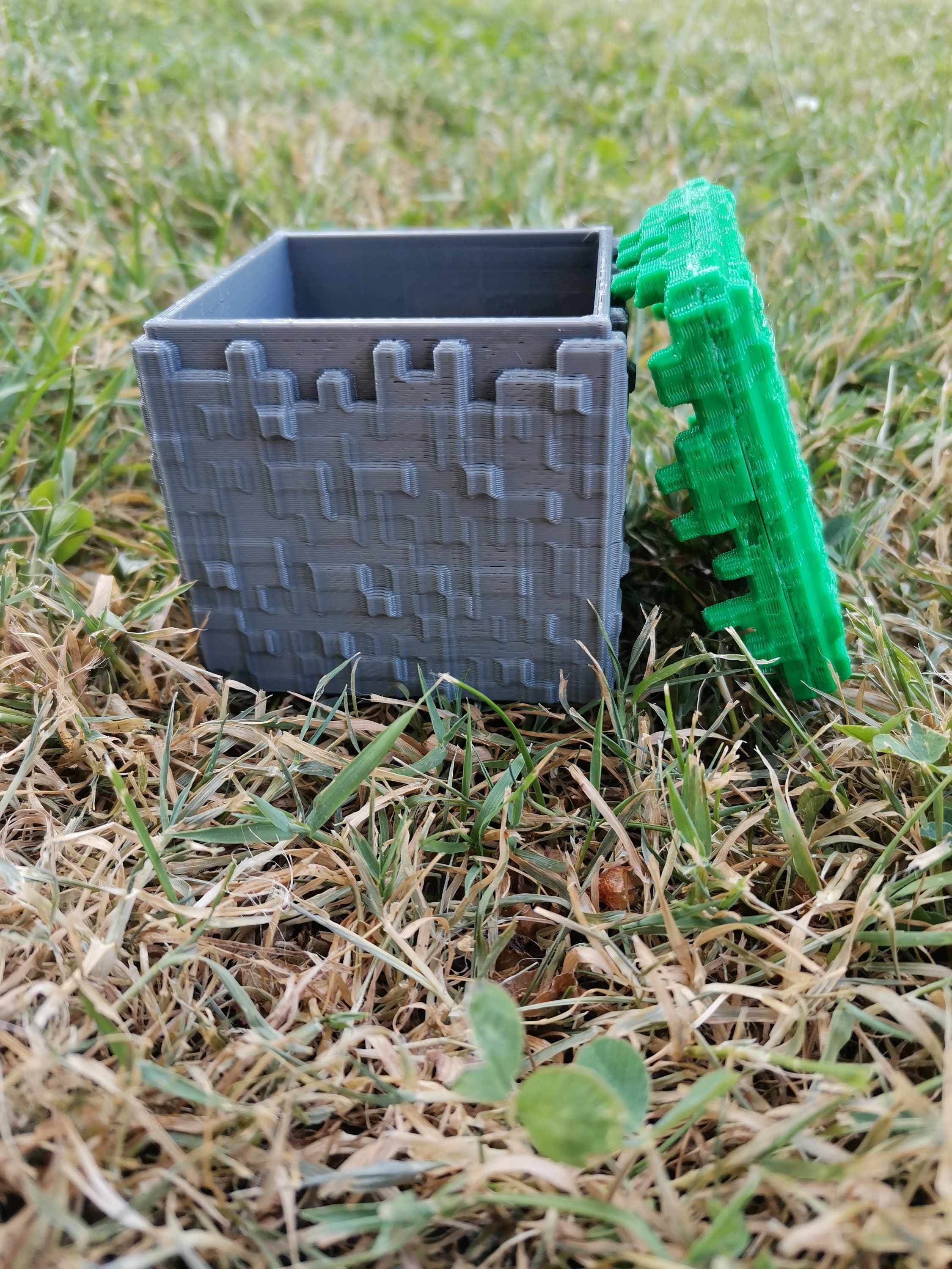 Mining Game Inspired Box Gaming Inspired Storage Box 3D Printed Gift ...