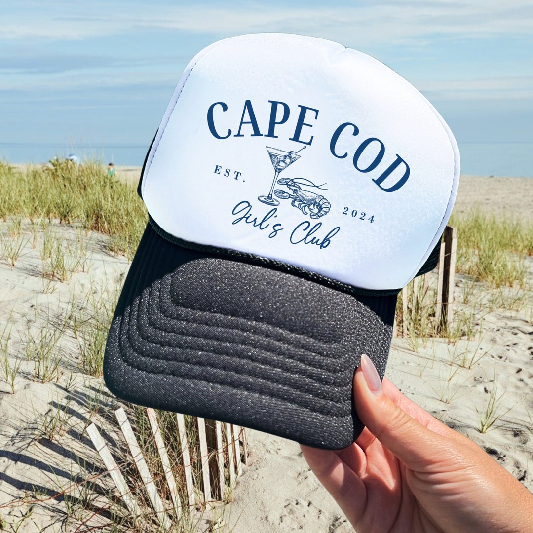 Cape Cod Girls Club Trucker Hat, Custom Location Trucker Hat, Lobsters ...