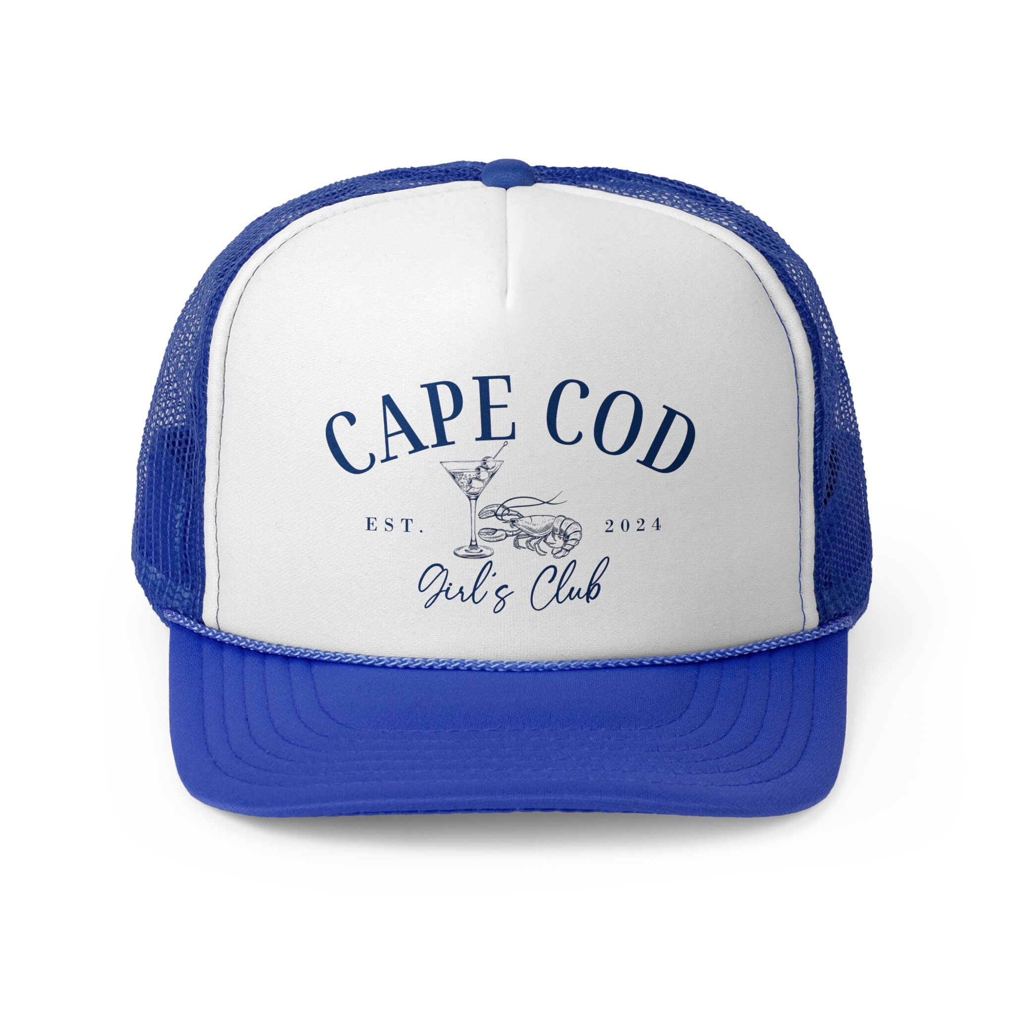 Cape Cod Girls Club Trucker Hat, Custom Location Trucker Hat, Lobsters ...