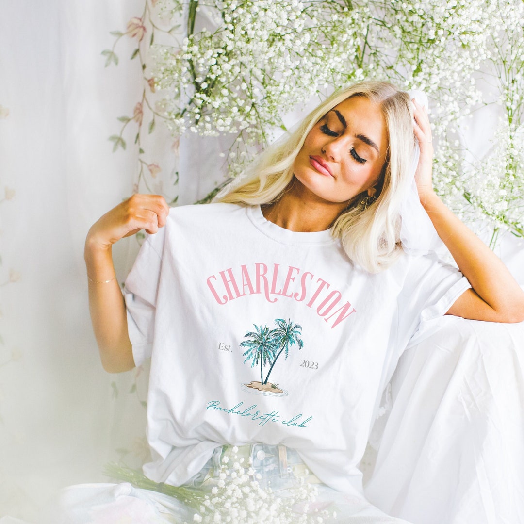 Charleston Bachelorette, Preppy Bachelorette Shirts, Bridal Party ...