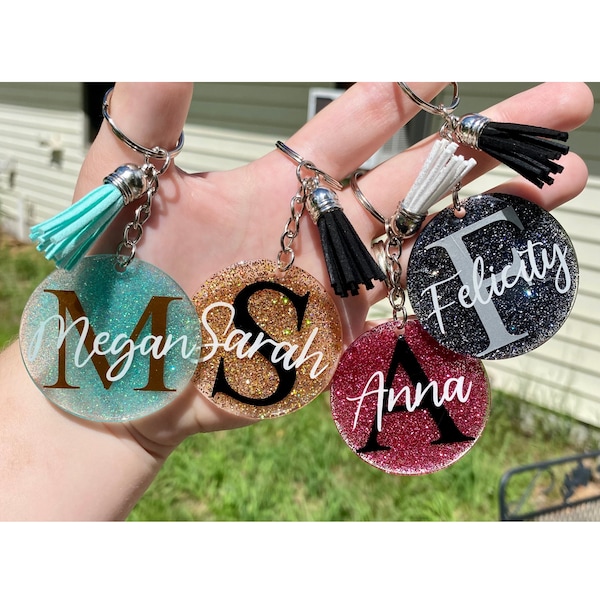 Custom Resin Keychain - Etsy