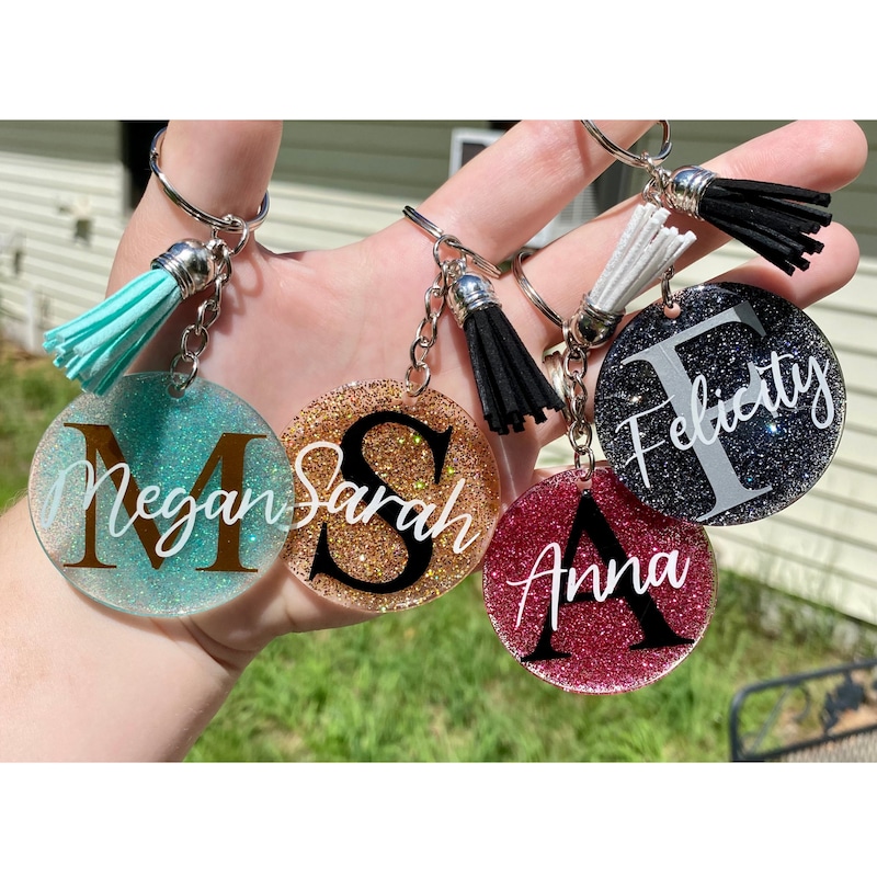 Custom Resin Keychain - Etsy
