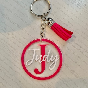 Personalized Monogram Keychains Gift - Etsy