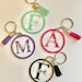 Personalized Monogram Keychains Gift - Etsy