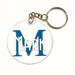 Monogram Name Keychains Mens Keychains Manly Keychains Monogram ...