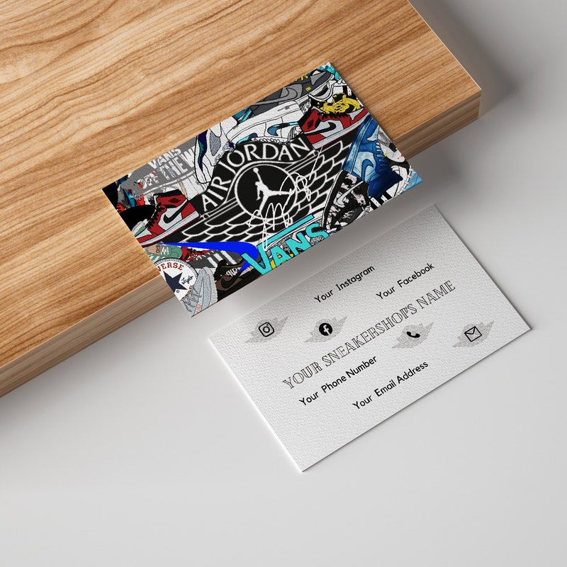 Nike Business Card Template - Etsy