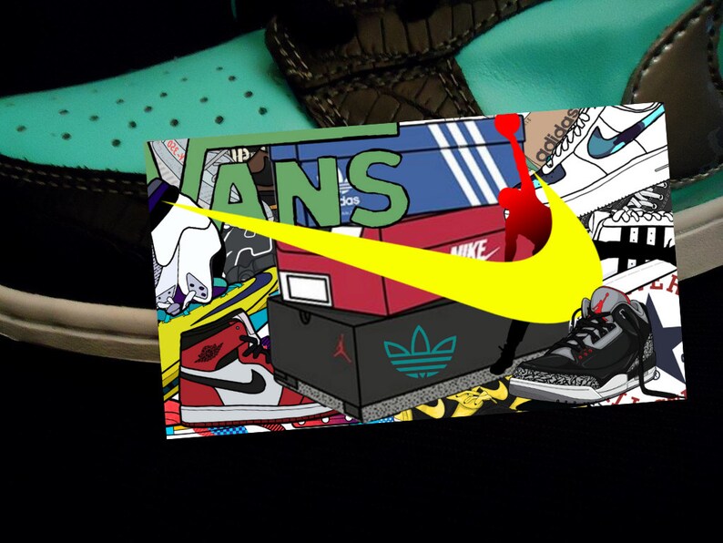 Sneaker Business Card, Shoe Business Card for Sellers/resellers - Etsy UK