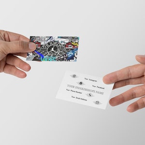 Air Jordan Sneaker Business Card, Shoe Business Card for Sellers ...