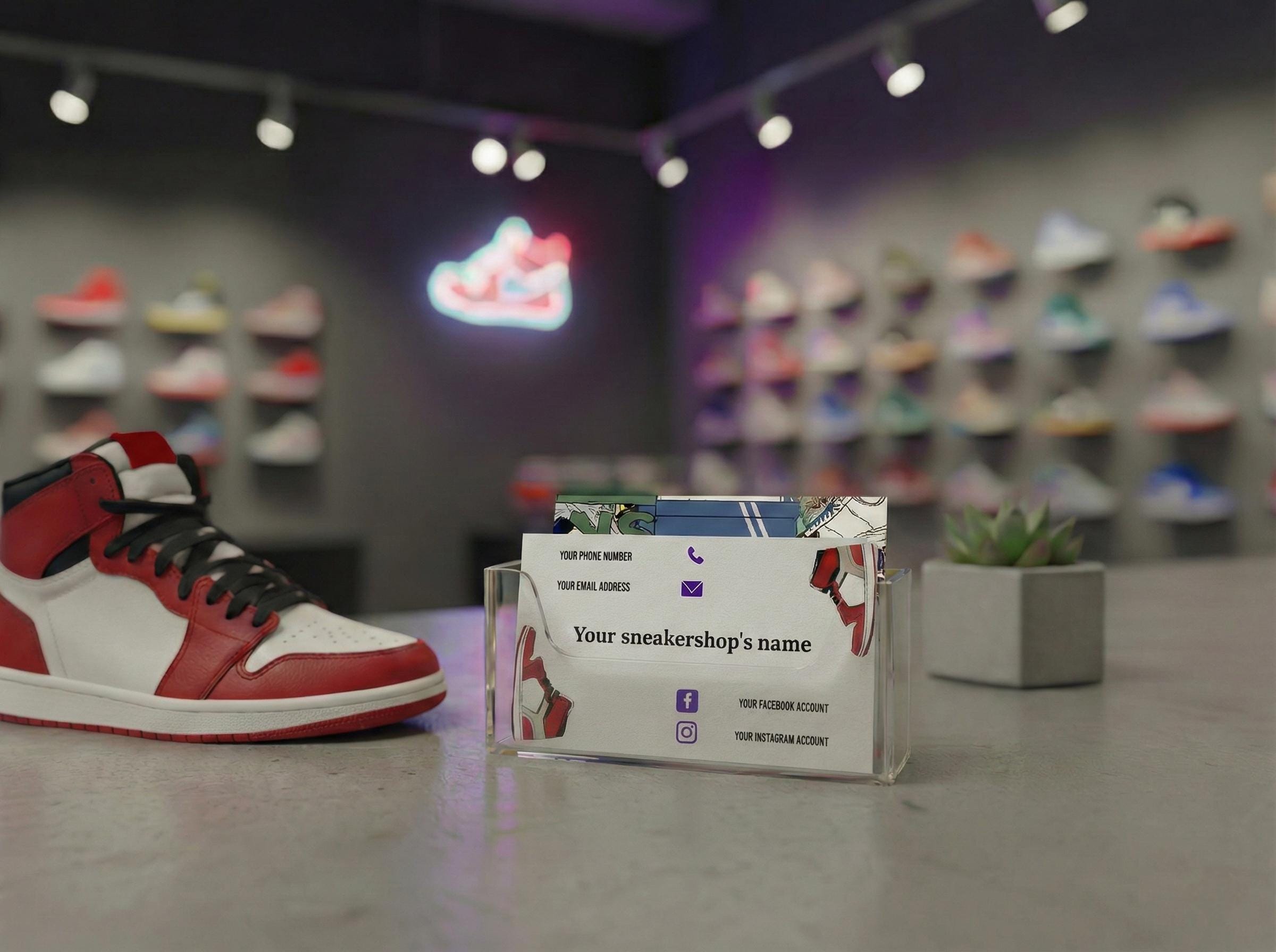 Sneaker Business Card: Shoe Seller Customizable Template (digital) - Etsy