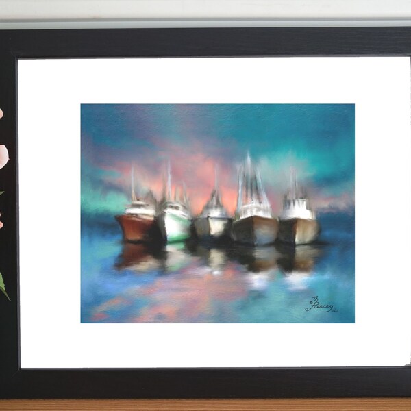 Abstract Boats - Etsy