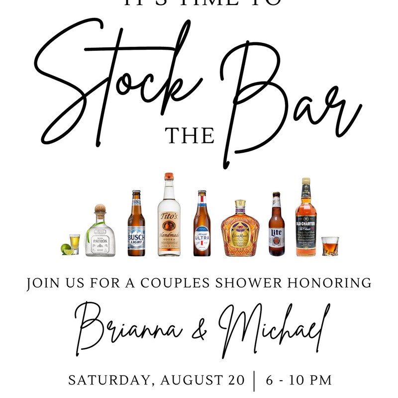 Stock the Bar - Etsy