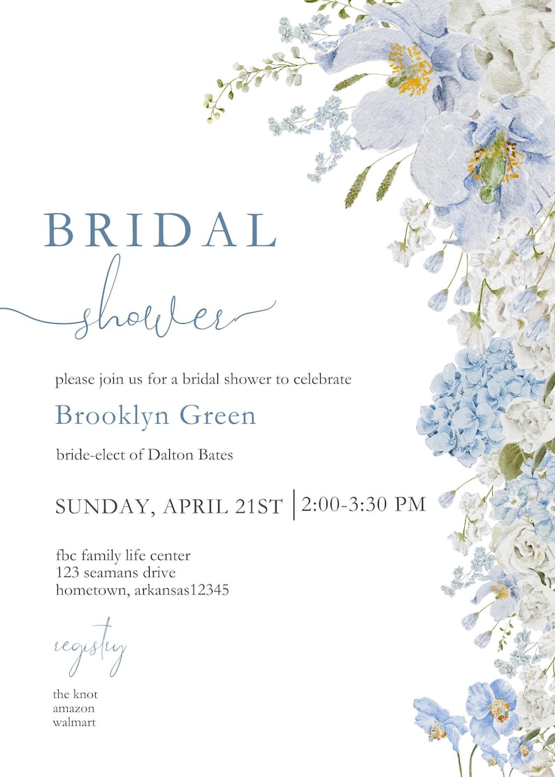 Bridal Shower Invitaiton - Etsy