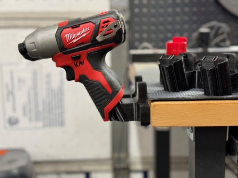 Milwaukee M12 Tool Mount 3D Printed Wall Mount Tool Mount - Etsy