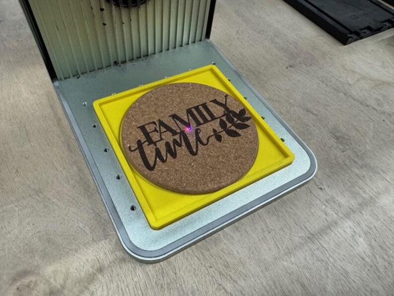 Xtool F1 Coaster Jig: 4" Round & Square Engraving, 3D Printed - Etsy