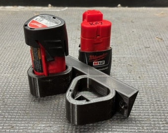 Milwaukee M18 Battery Holder 3D Printed Wall Mount Battery Holder - Etsy