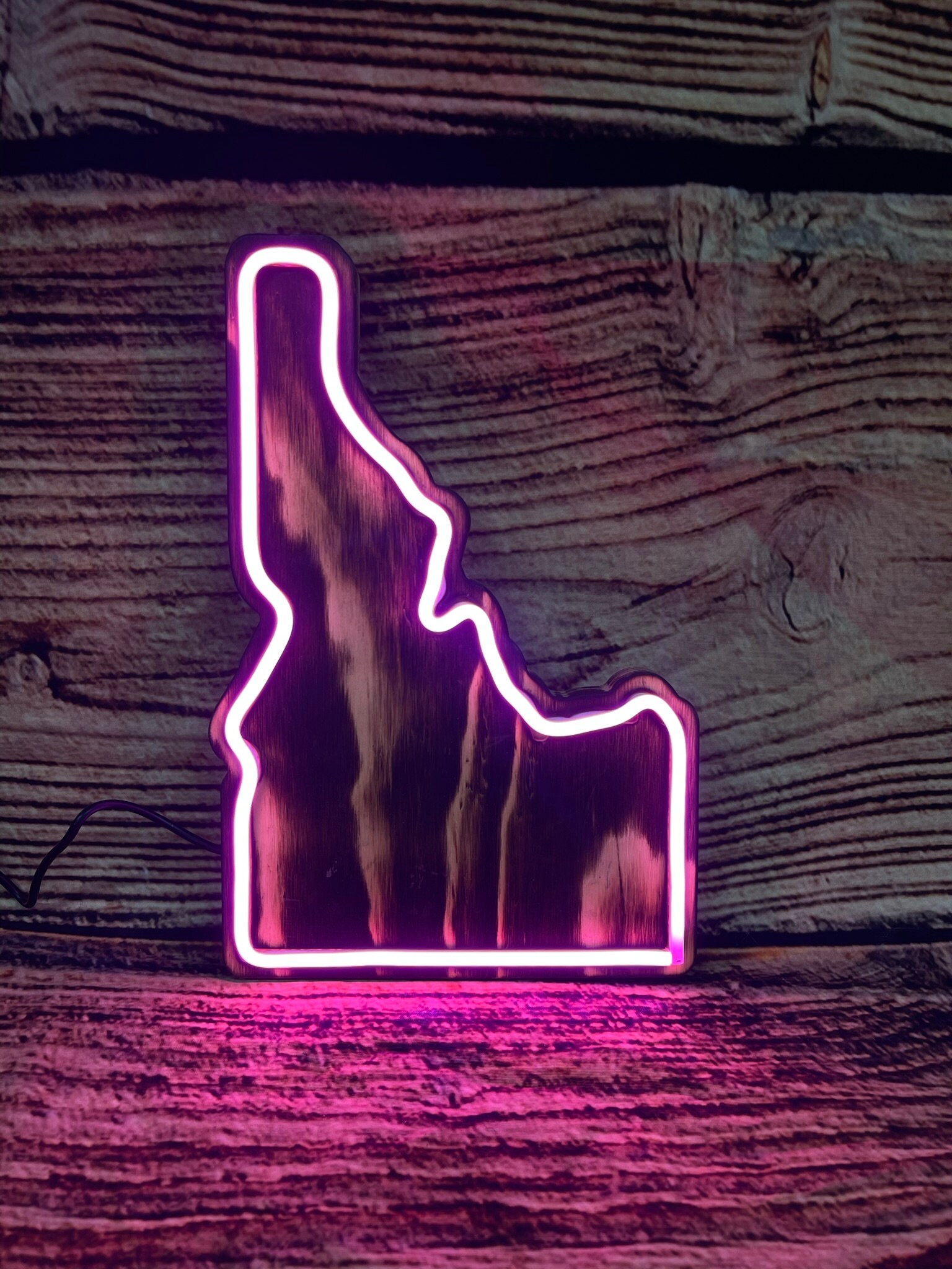 LED Neon Idaho Sign Bar LED Neon Signled Neon Light Garage Led Neon ...