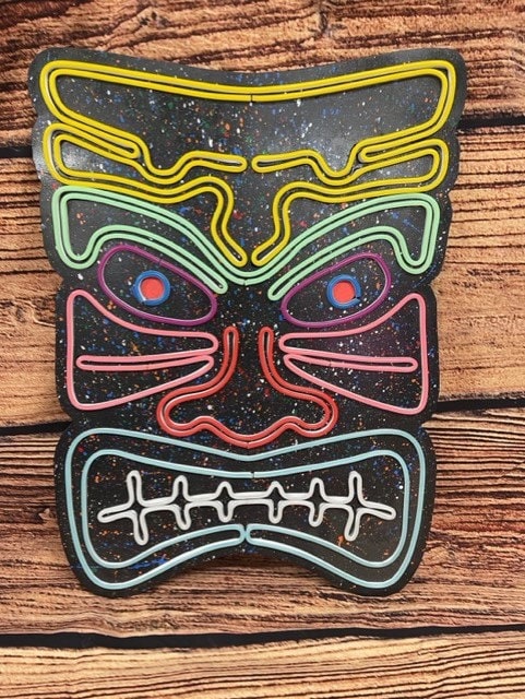 LED Neon Tiki Man Sign | Bar LED Neon Sign|led Neon Light | Garage Led ...