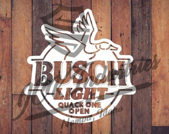 Busch Latte DXF Digital File Laser Cnc Plasma Waterjet Sign Cutout ...