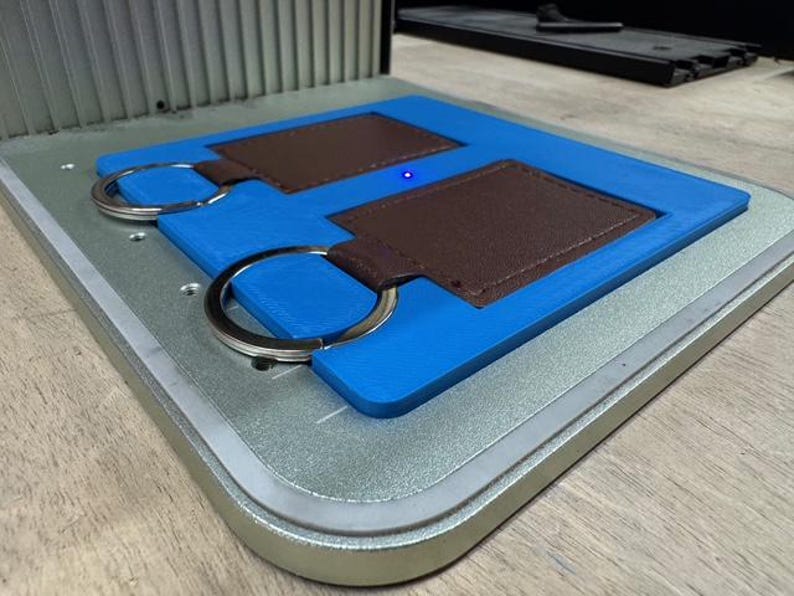 3D Printed Leather Keychain Jig – for Xtool F1 Laser Engraver - Etsy