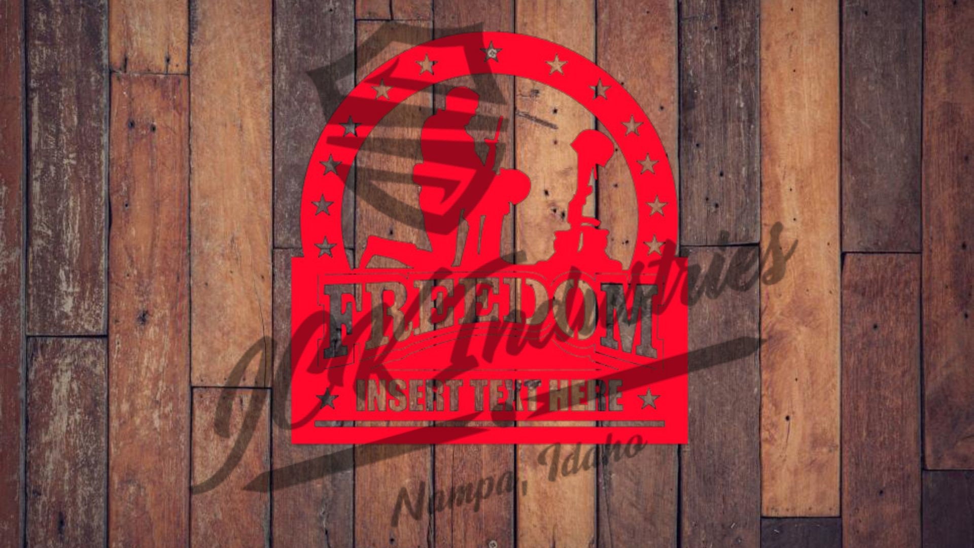 Freedom Isn't Free Sign - Customizable - DXF and SVG - Digital Download ...