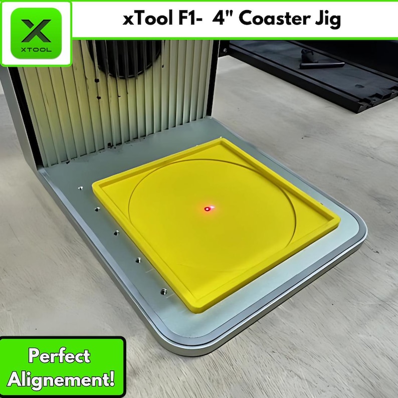 Xtool F1 Coaster Jig, 4" Round & Square, 3D Printed Fixture - Etsy