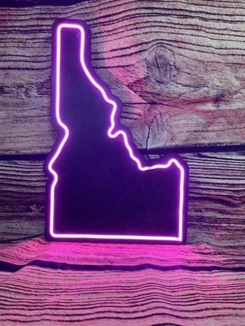 LED Neon Idaho Sign Bar LED Neon Signled Neon Light - Etsy