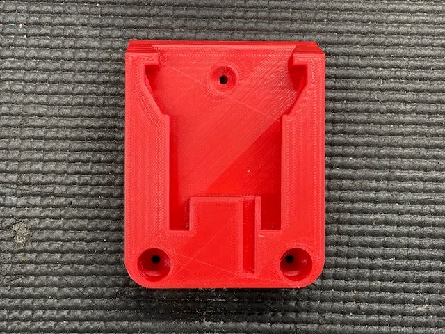 Milwaukee M18 Battery Holder 3D Printed Wall Mount Battery - Etsy